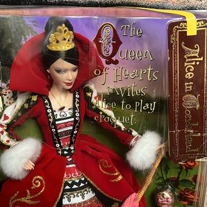 Barbie | Toys | The Queen Of Hearts Alice In Wonderland Silver Label ...